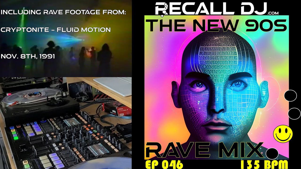 The New '90s Rave Mix - 046 (135 bpm) - Mixed by Recall DJ - YouTube