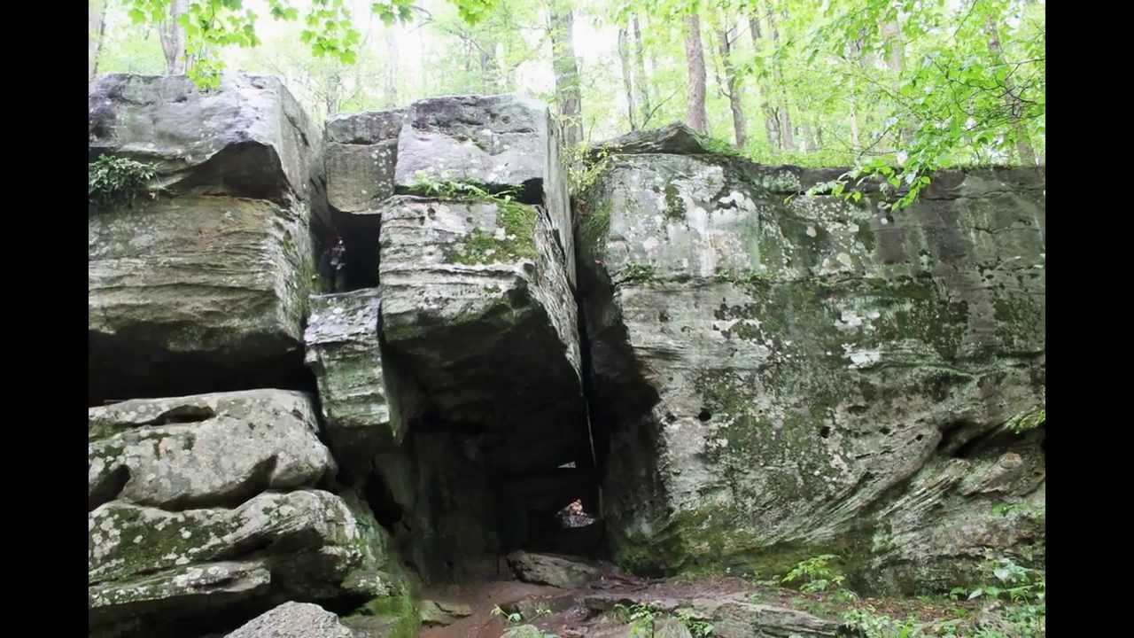 The Bear Caves at Allegany State Park - YouTube