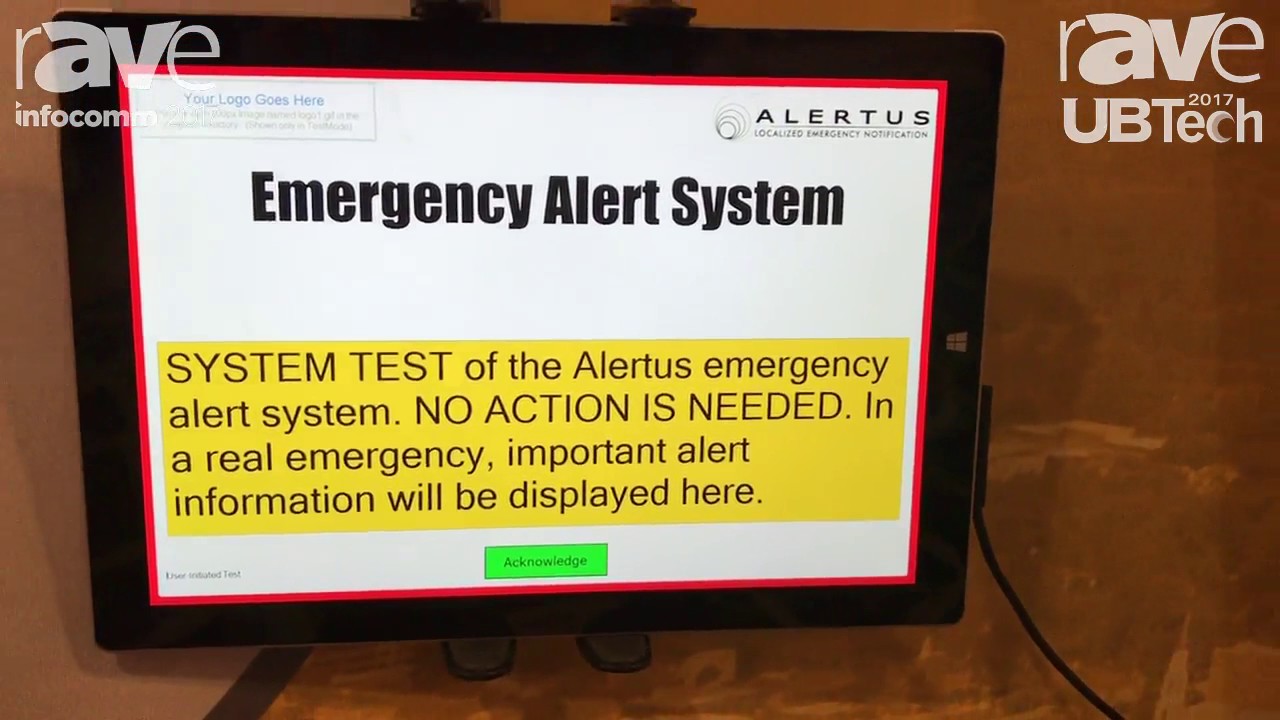 UBTech: Alertus Talks About Computer Screen Override and Alert Beacon ...