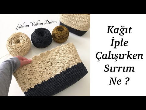 Kağıt İple Çalışırken Sırrım ne ? 🧶
