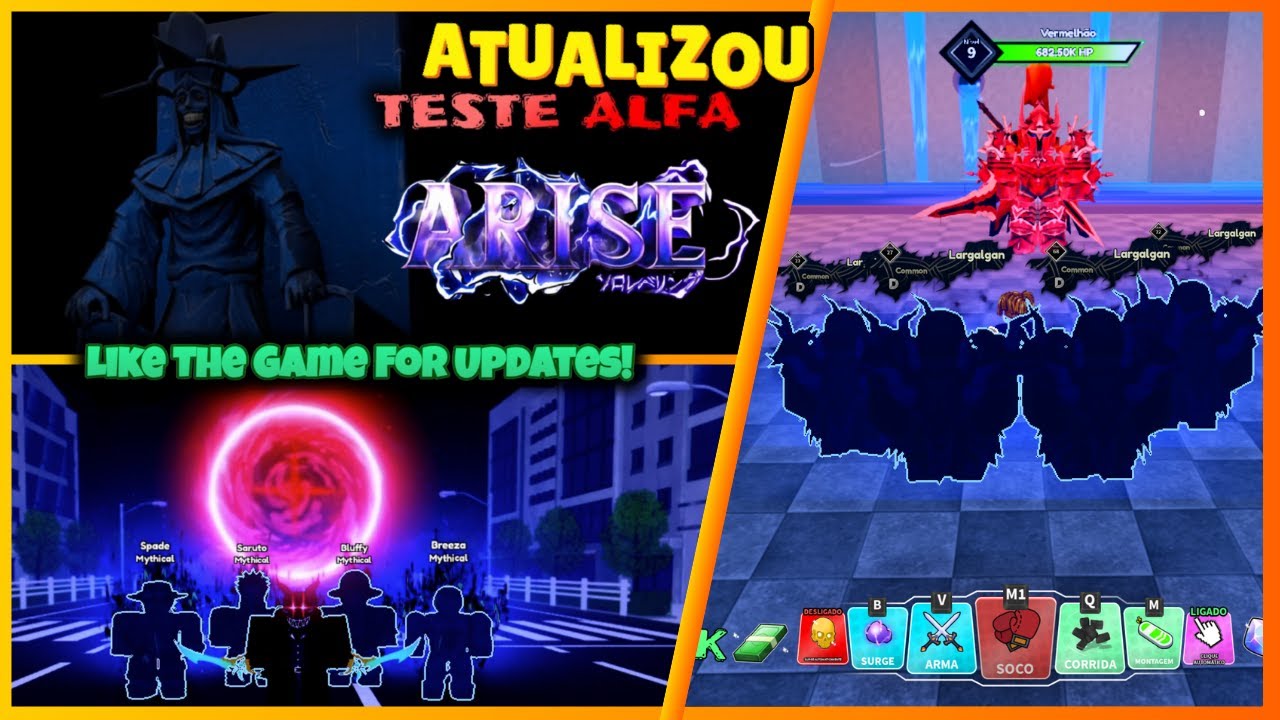 ARISE CROSSOVER SIMULATOR 🚨 TESTE ALPHA FINAL VERSION New PORTAL DUPLO ...