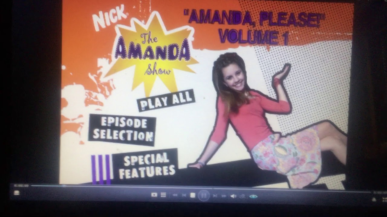 The Amanda Show - Amanda Please Vol. 1 Menu walkthrough! - YouTube
