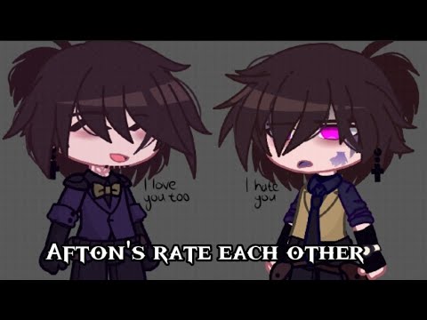 Afton's rate each other | FNaF | New AU | Rus/Eng | - YouTube