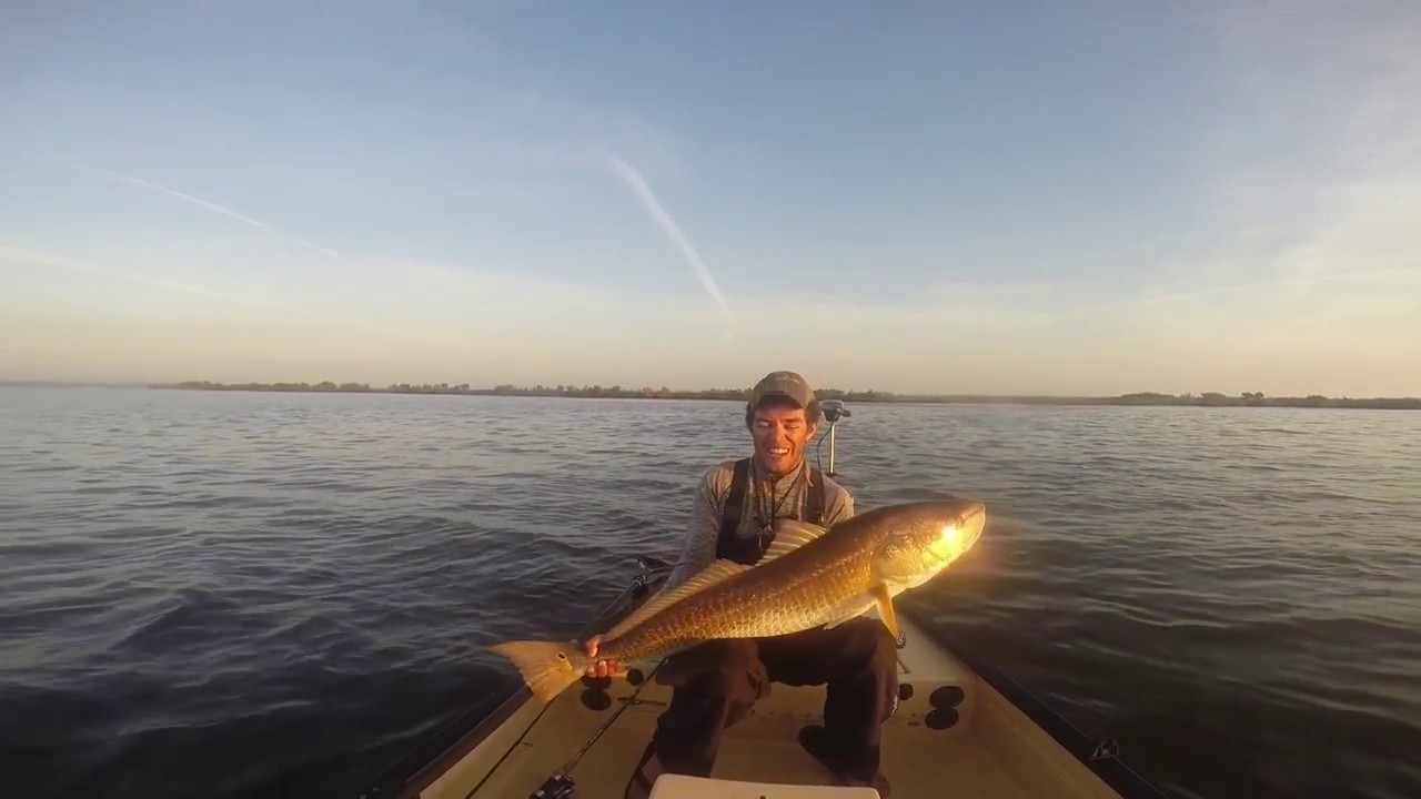 Popping Cork Bull Red in the Gheenoe - YouTube