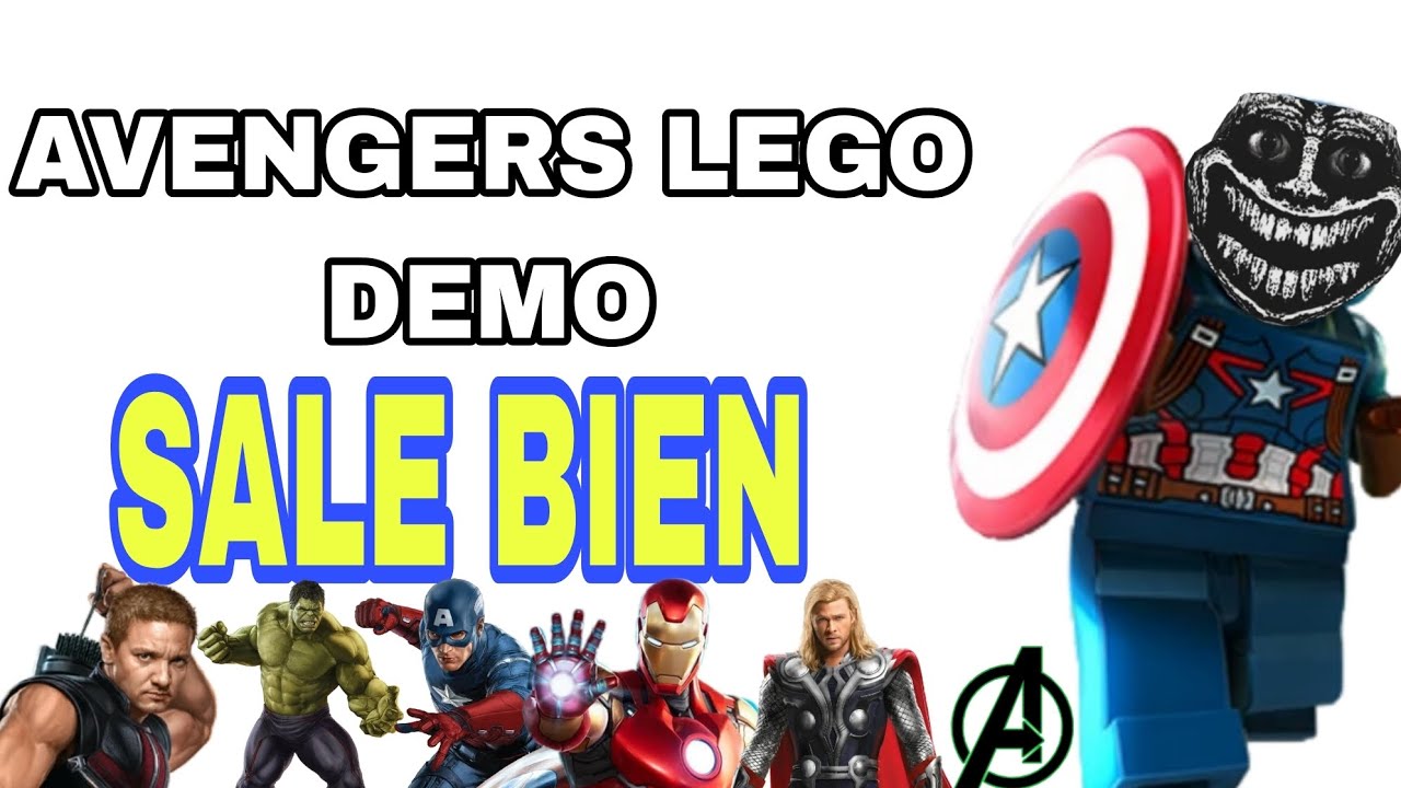 AVENGERS LEGO DEMO SALE BIEN - YouTube
