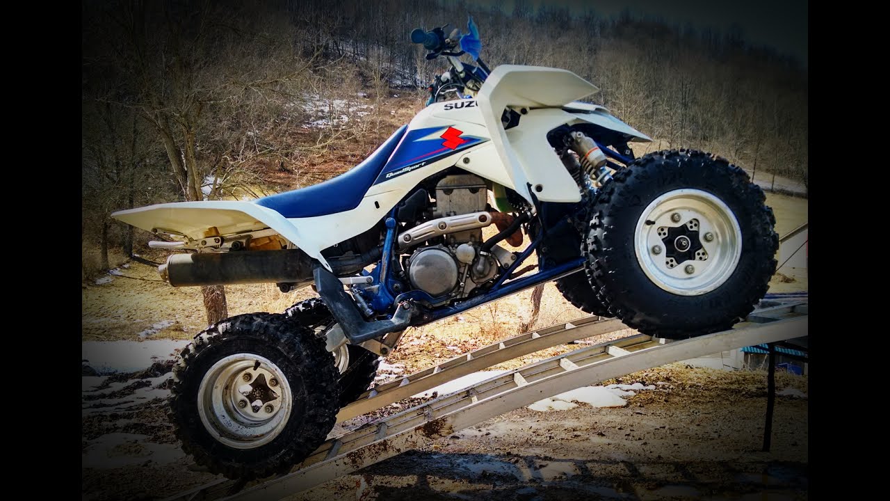 LTZ 400 trail riding - YouTube