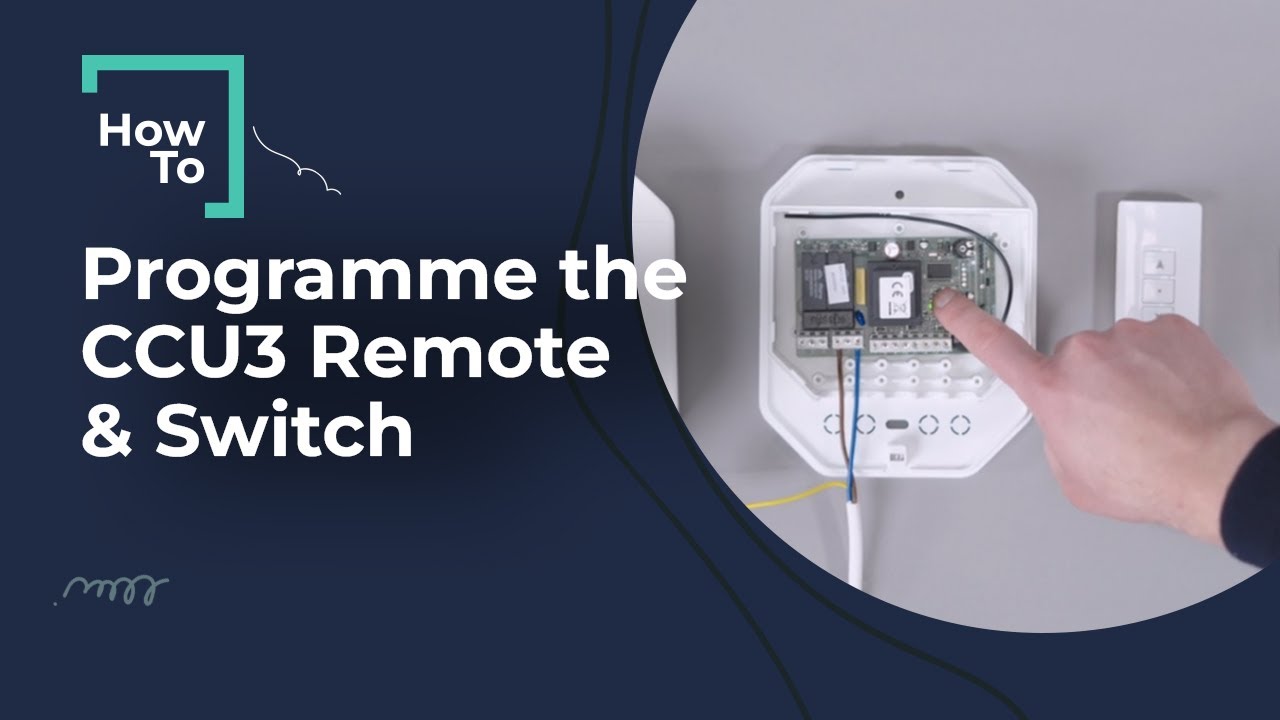 HOW TO Programme a CCU3 Remote & Wireless Switch - YouTube