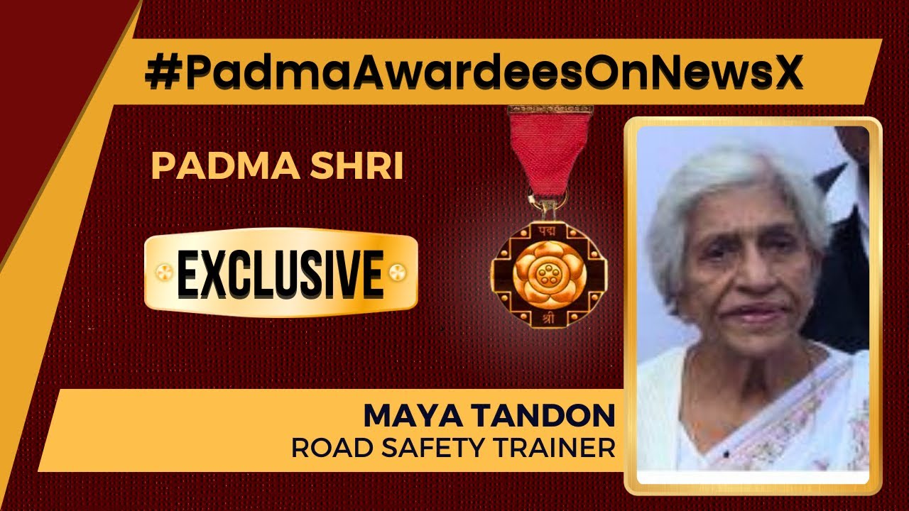 Maya Tandon, Road Safety Trainer |Padma Awardees On NewsX | Exclusive ...