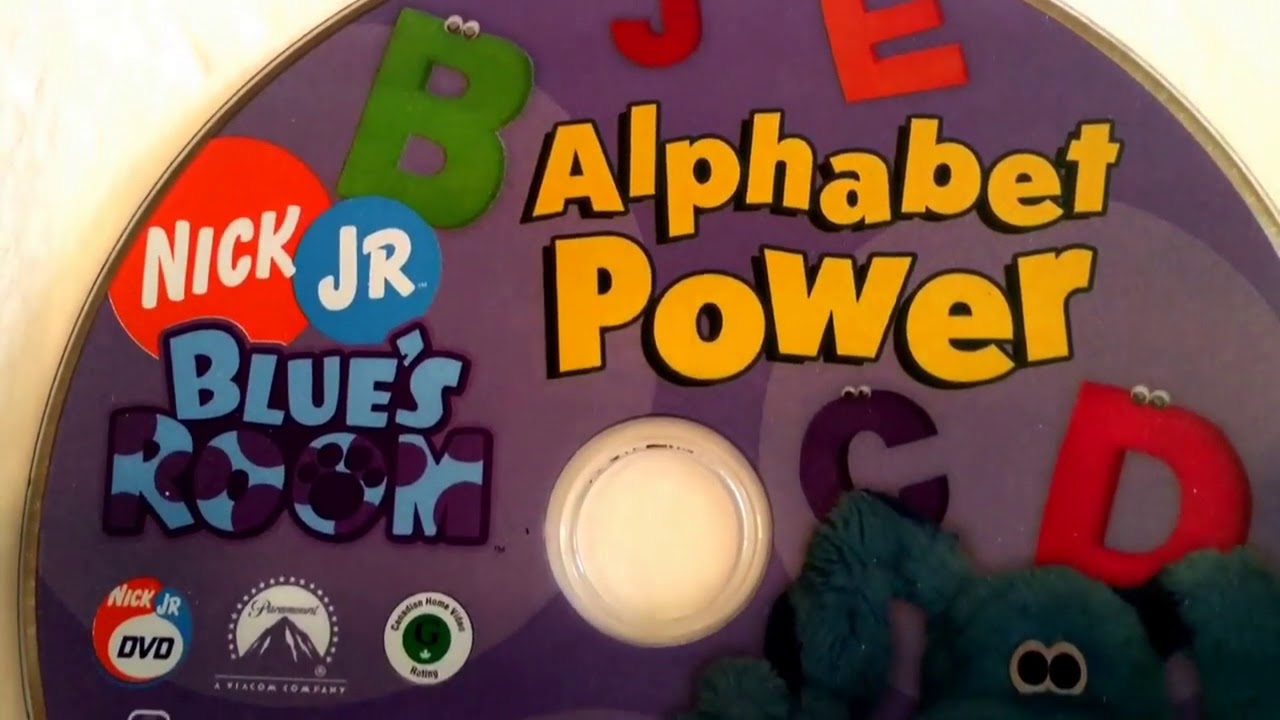 Blue's Room Alphabet Power Video / Blue's Clues Nick Jr DVD Movie ...