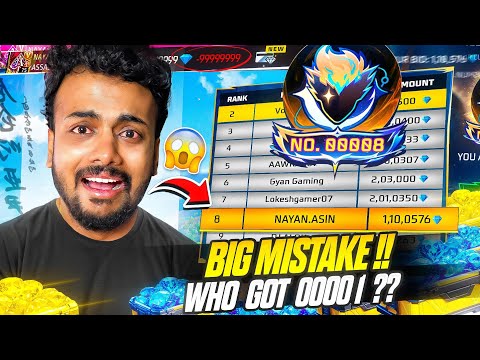 I am On 00008 no 😭 Big Mistake Rip diamonds 0001 Bundle Kon leke jayega - Garena Free Fire Max