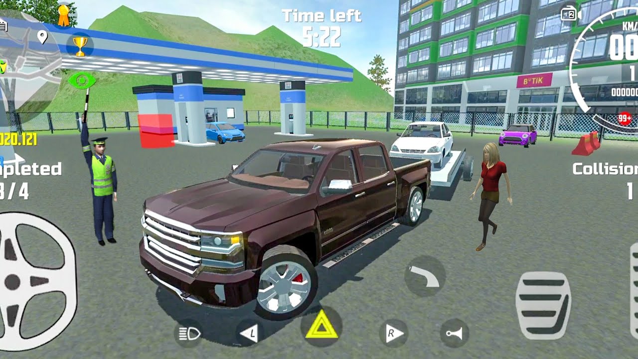 Car Simulator 2 - Tow Truck - Chevrolet Silverado - Gas Station - Car ...