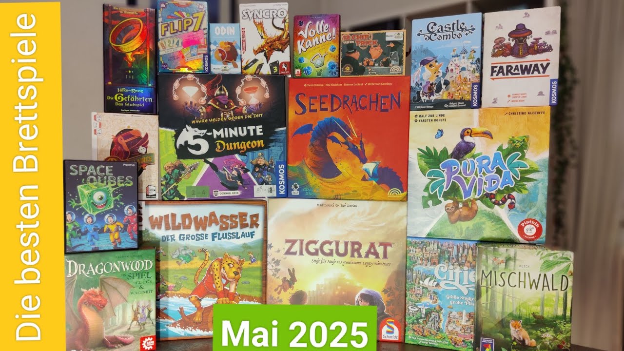 Die besten Brettspiele Mai 2025 - Topp und Flop des Monats - YouTube