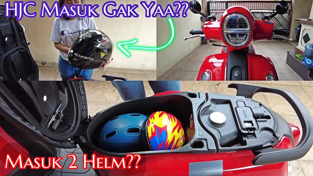 TEST BAGASI YAMAHA FAZZIO 125 HYBRID MUAT BERAPA HELM YAA - YouTube