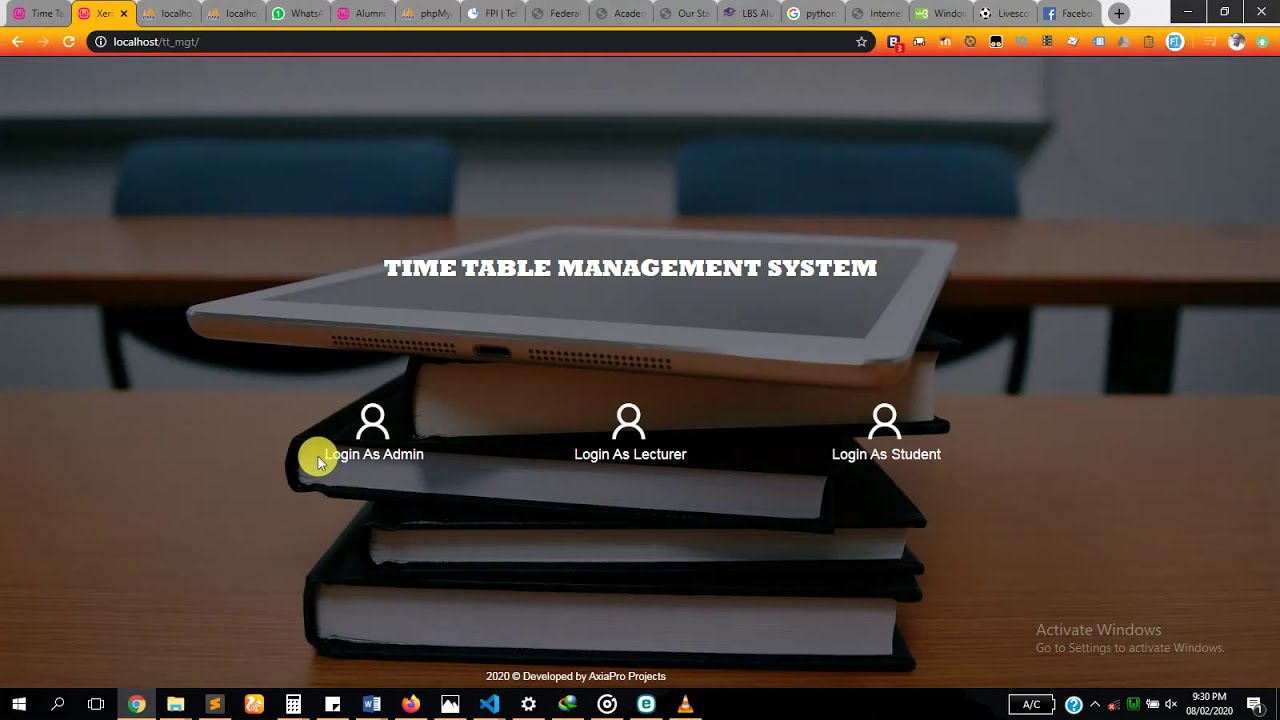 School TimeTable Management System with PDF export - YouTube