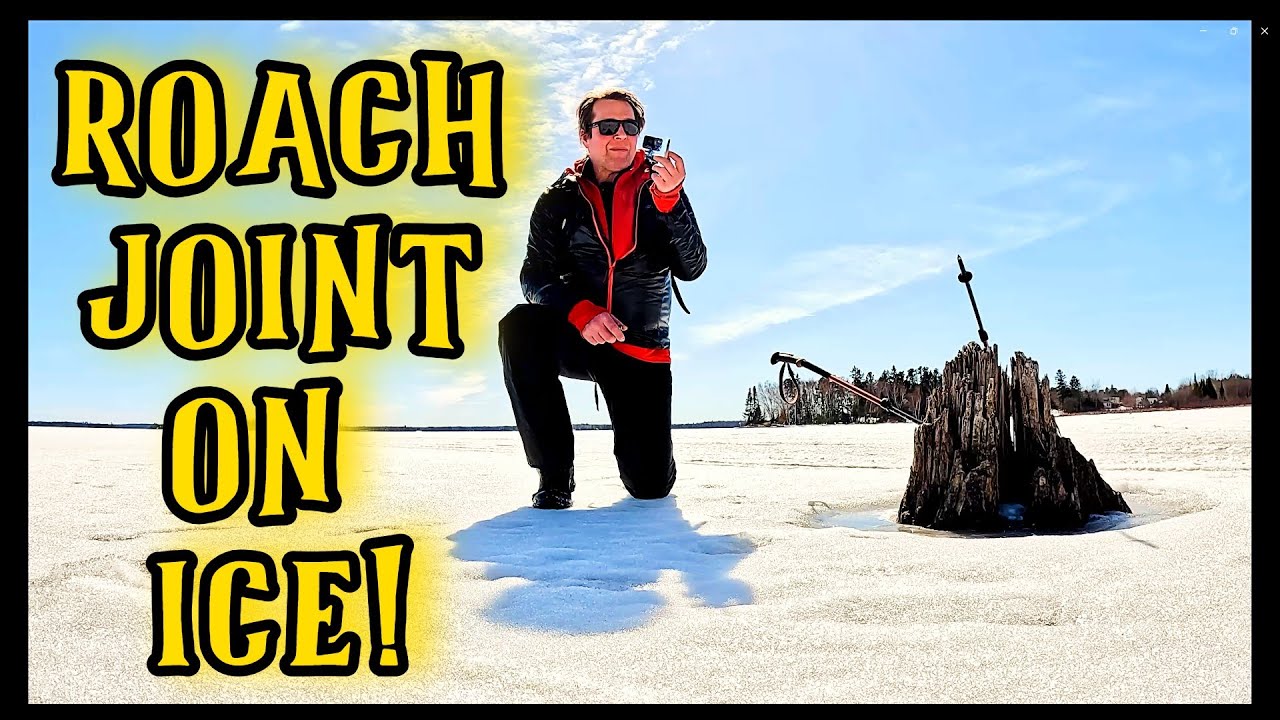 ROACH JOINT ON ICE... Sesh time on a frozen lake! - YouTube