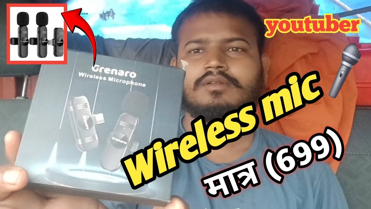 Best Wireless Mic For Youtube Videos | Only ₹699 😱 Cheapest Wireless ...