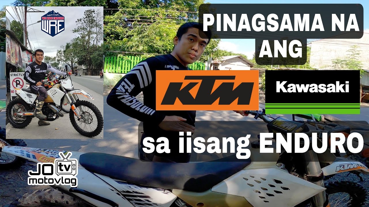 MODIFIED ENDURO | KTM ROLLING CHASIS WITH KAWASAKI KMX 125 ENGINE - YouTube