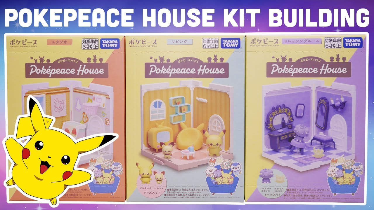 MORE Pokepeace House Pokemon Room Kits! - YouTube