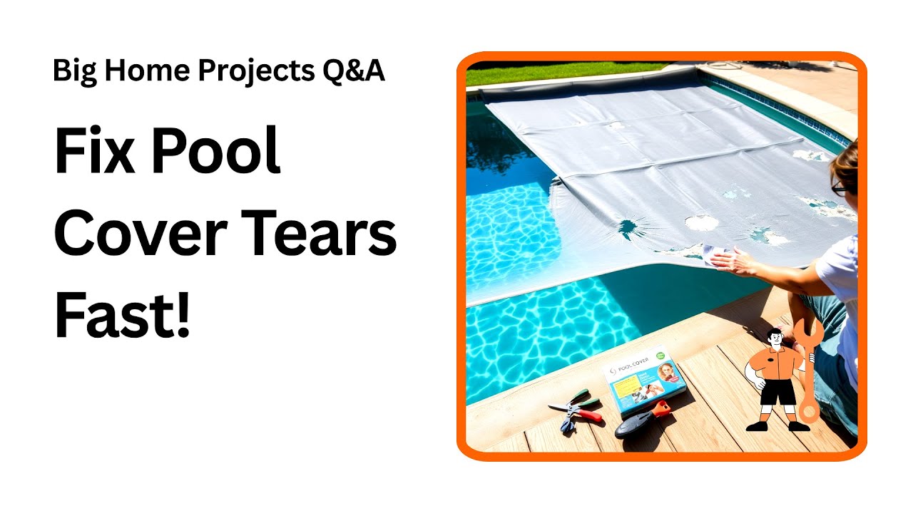 Fix Pool Cover Tears Fast or Know When to Replace - YouTube