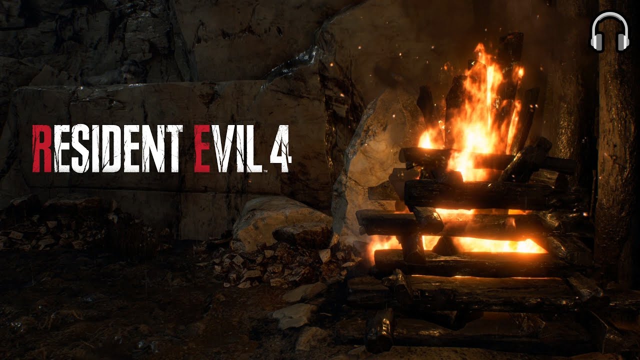 Resident Evil 4 | Ambience | Rain, Fire | Quarry - YouTube