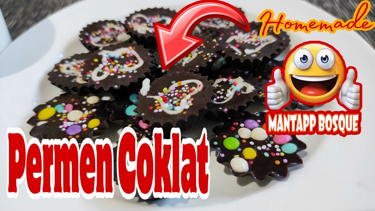 Cara Membuat Permen Coklat 2 Bahan mudah bikin sendiri dirumah - YouTube