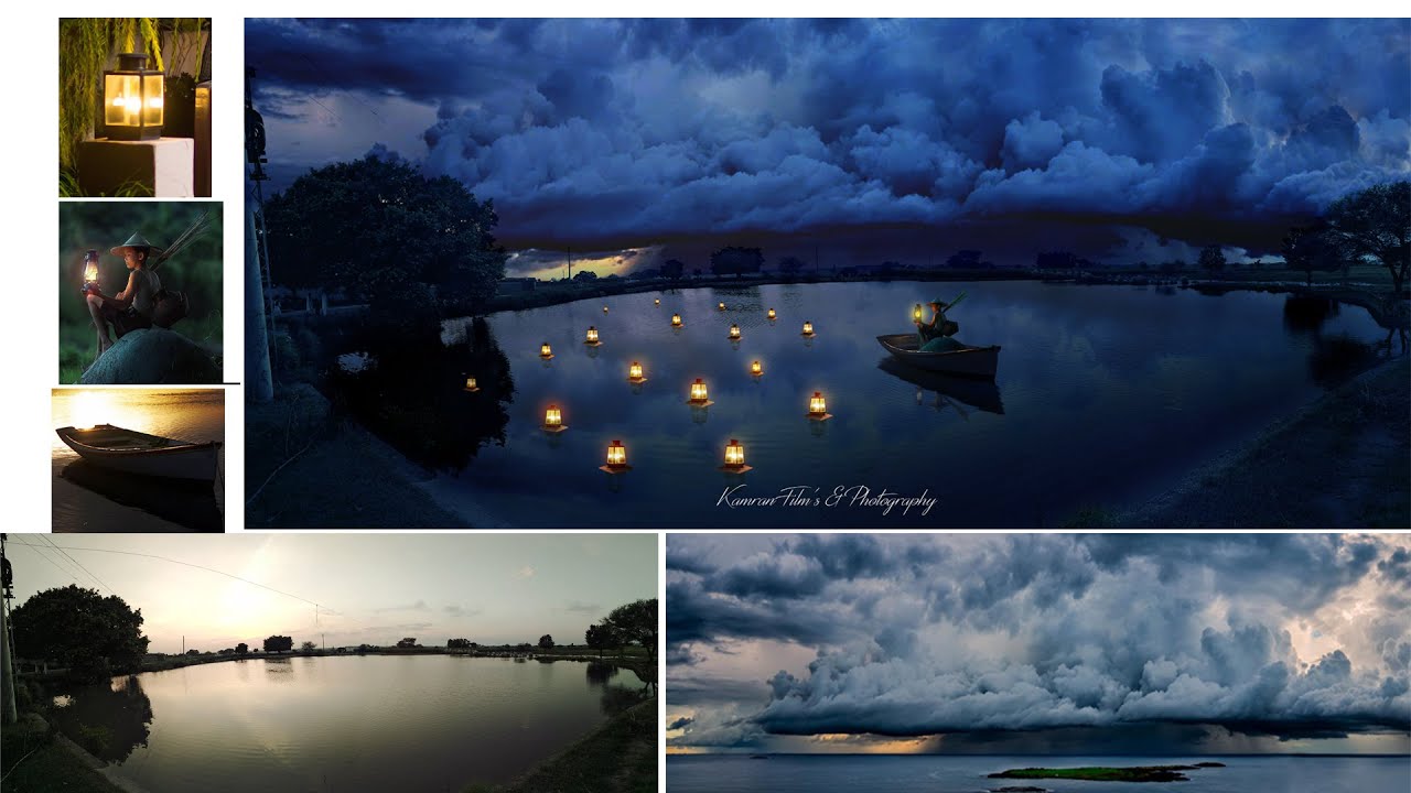 How to Make a landscape in photoshop (photoshop Tutorial) - YouTube