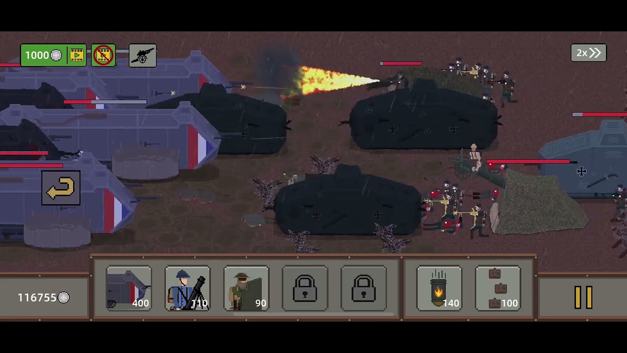 Large Tank Battle | Trench Warfare WWI Remake - YouTube