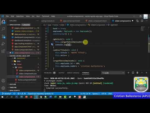 2 databinding de interpolación de Objetos en Typescript Angular PARTE 1/2 - YouTube