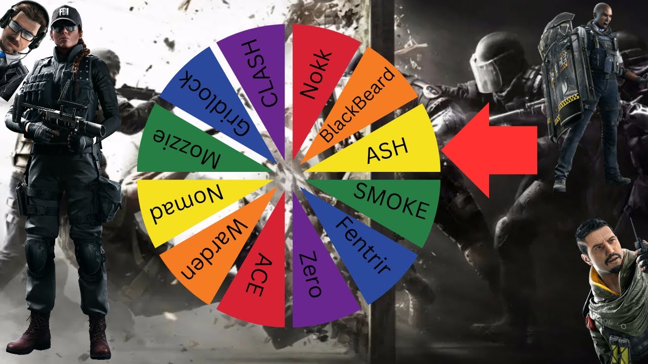 Rainbow Six Siege Spin The Wheel Challenge - YouTube
