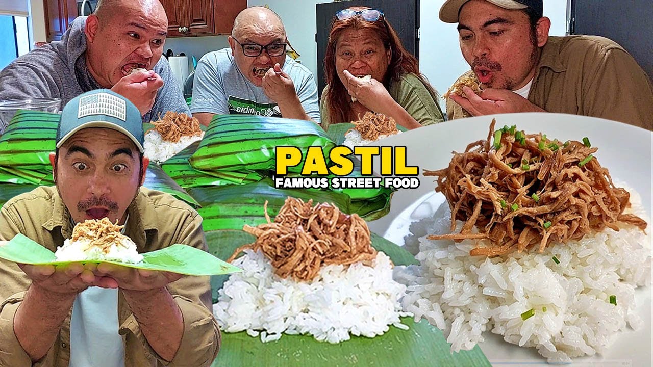 PASTIL Famous Street Food! How to Cook Pastil! - YouTube