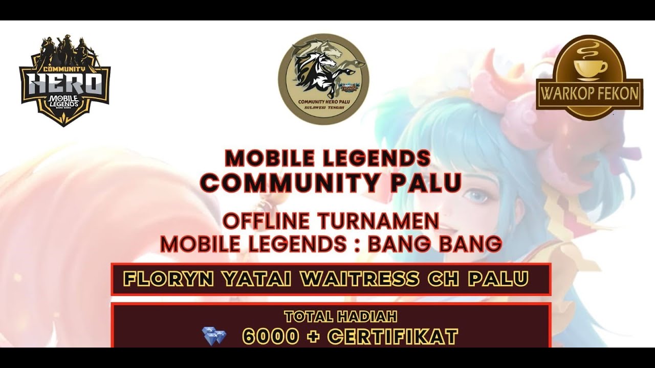 FINAL TURNAMEN FLORYN YATAI WAITRESS | CH PALU | MOBILE LEGENDS - YouTube
