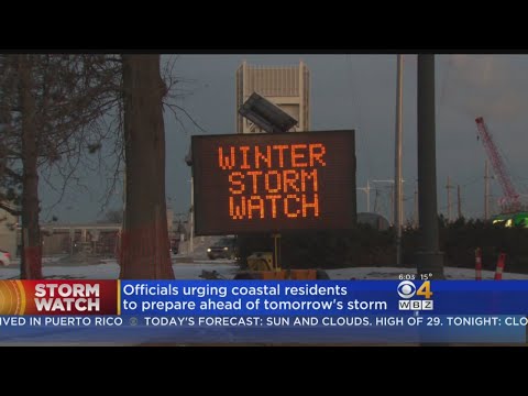 Coastal Communities Bracing For Flooding, Potential Power Outages Ahead Of Storm