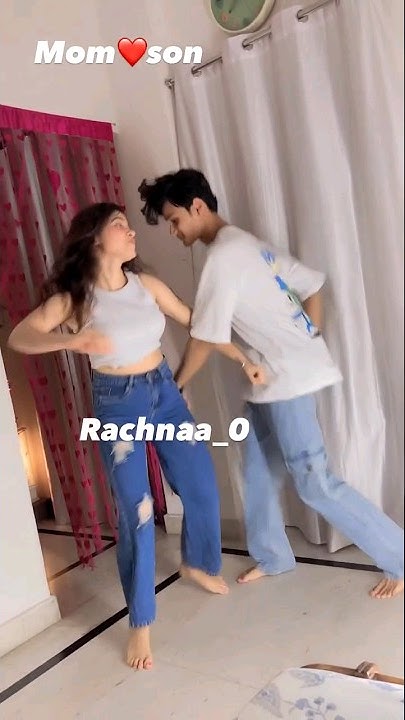 momma Rachna Reels Video with Son Romantic Viral reels Rachna Romantic Video Mom beta #shorts ...