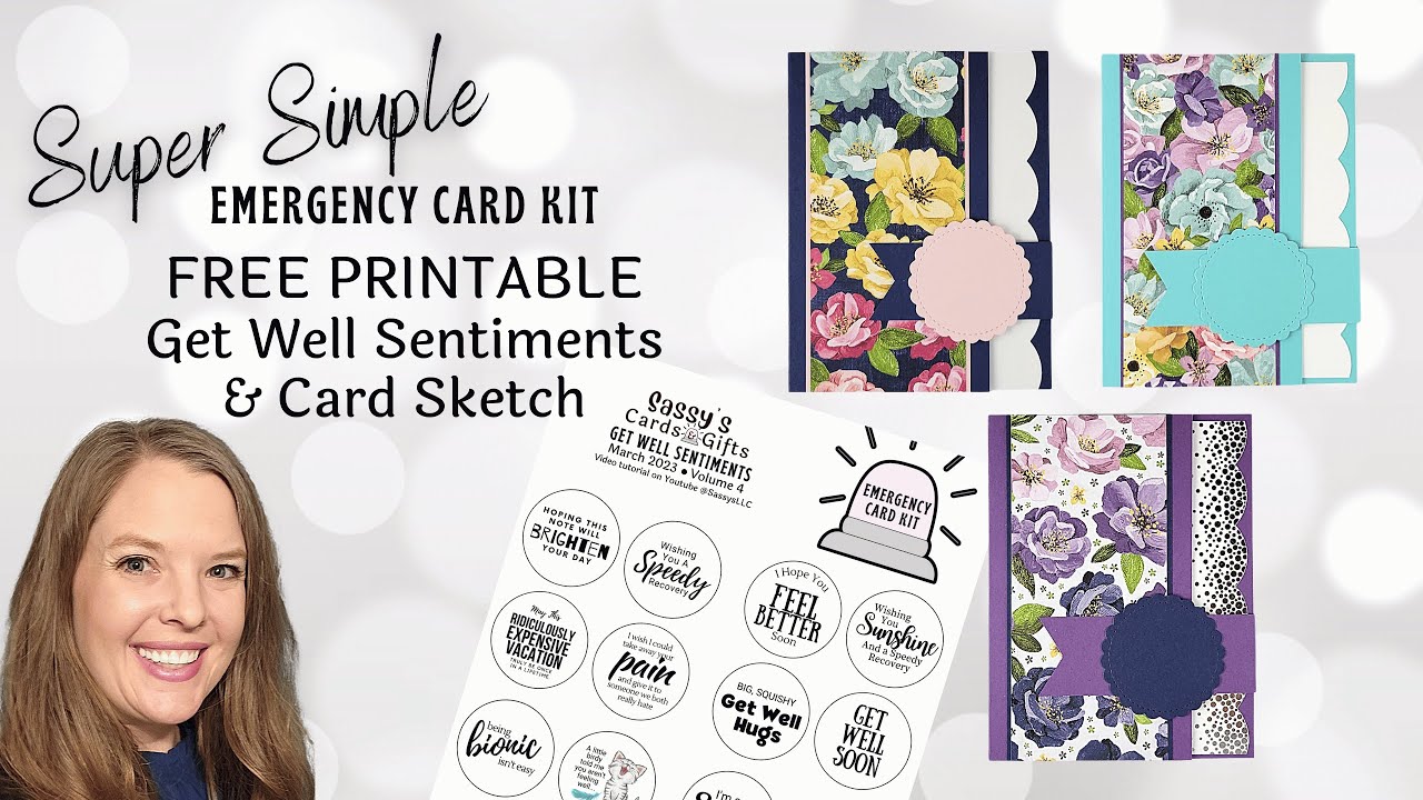 Emergency Card Get Well Kit FREE PRINTABLE Volume 4 - YouTube