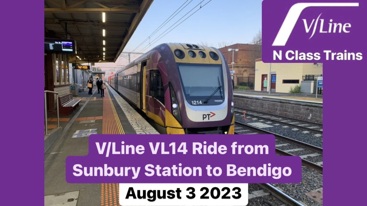 V/Line VL14 Ride from Sunbury Station to Bendigo (Full Trip) - YouTube