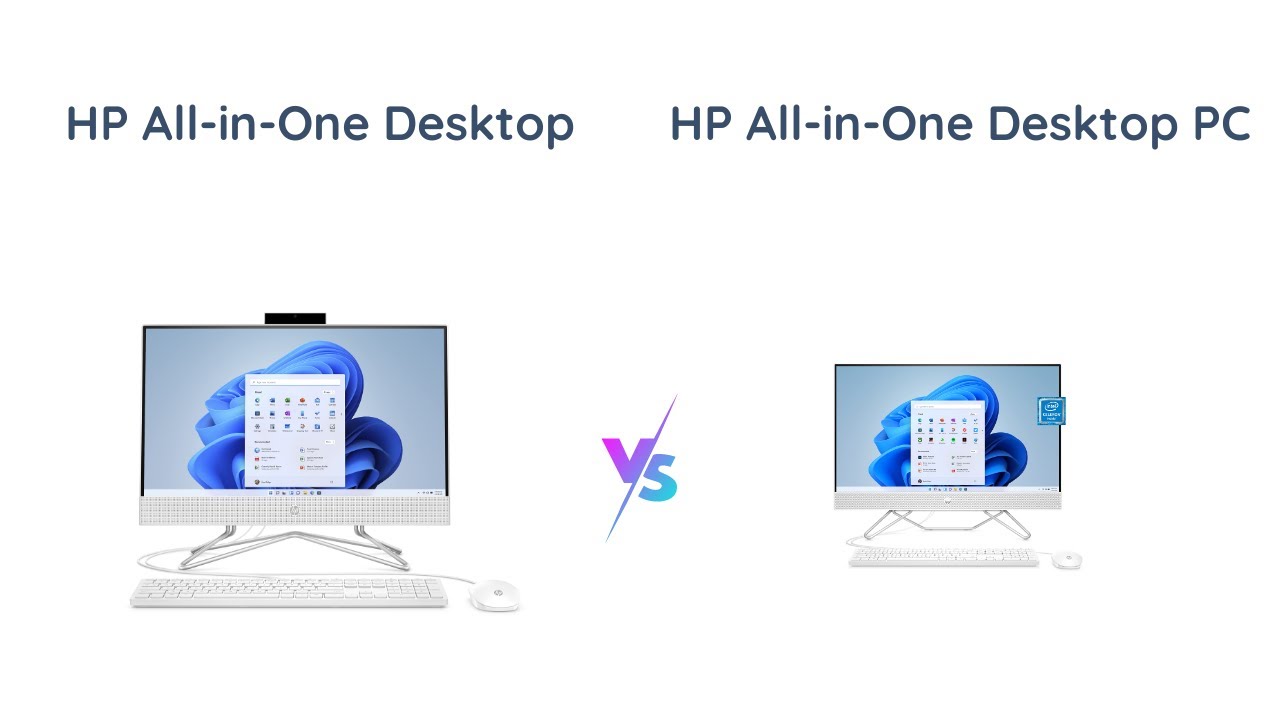 HP All-In-One Desktop Comparison 2021-2022 - YouTube