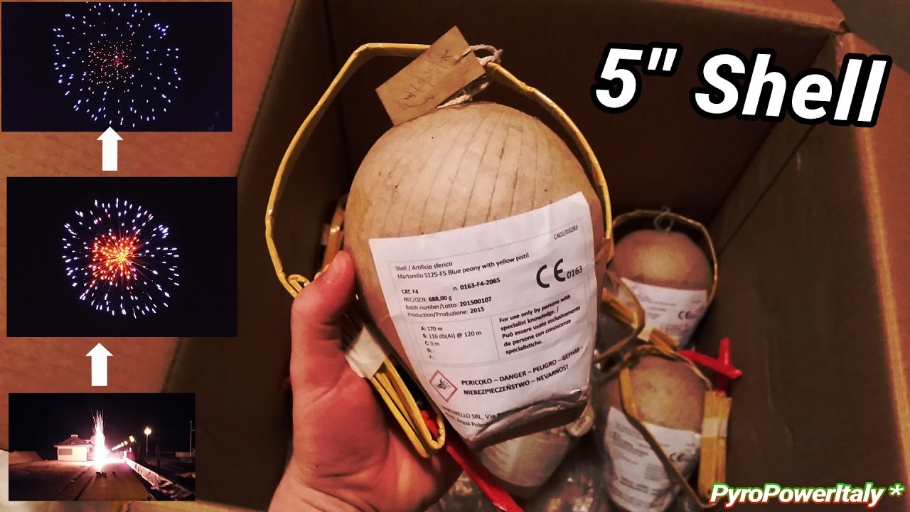 5" Inch Display Shell - Blue Peony with Yellow Pistil | Martarello ...