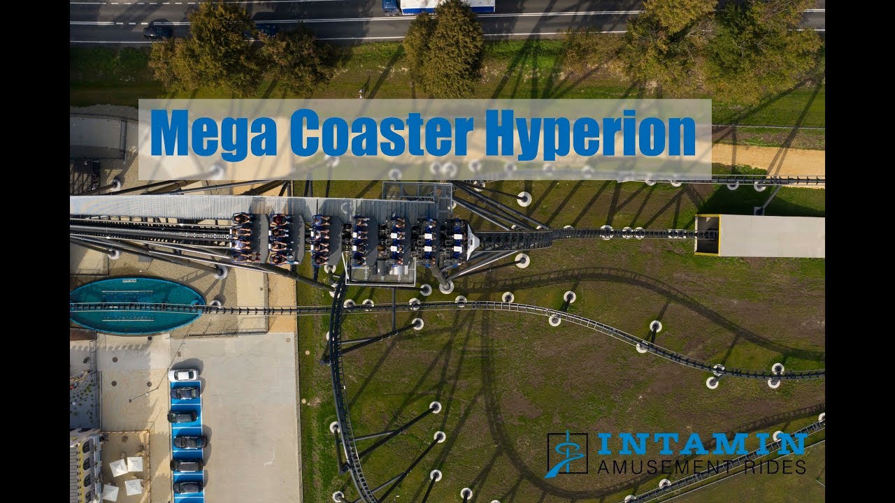 Mega Coaster Hyperion Energylandia On Ride Off Ride POV Intamin Rides ...