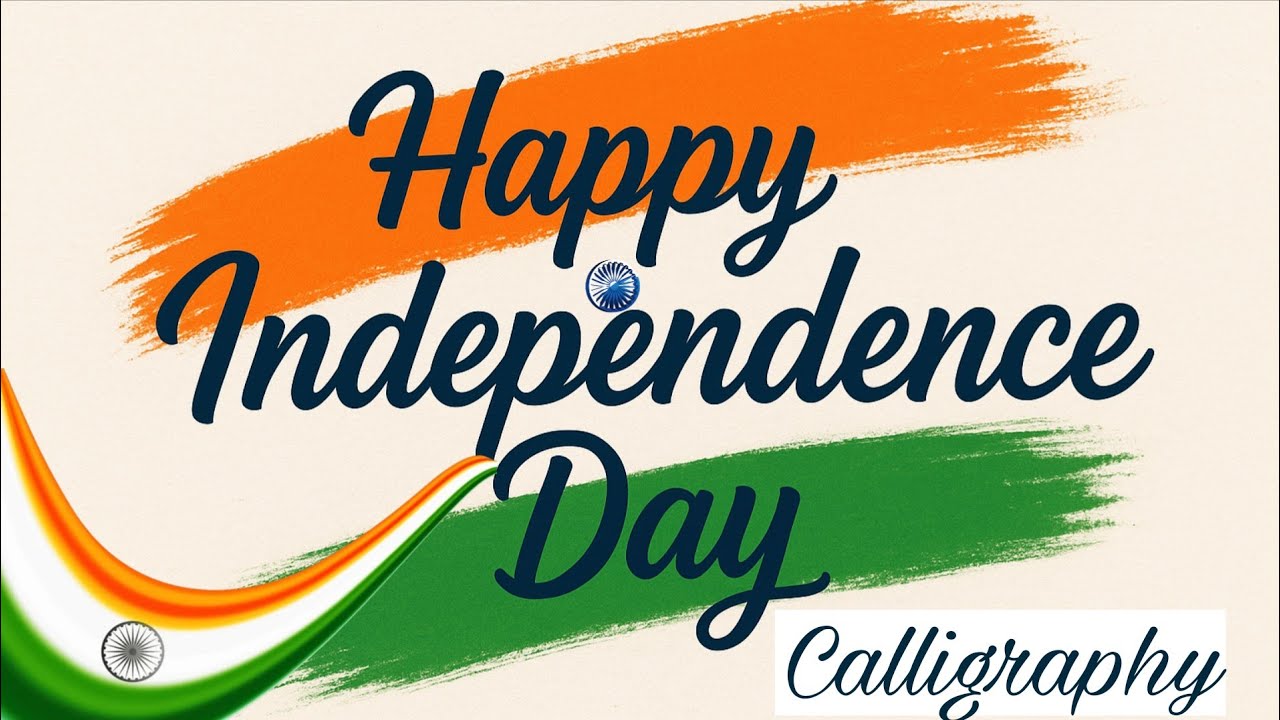 Happy Independence Day calligraphy || calligraphy for Independence Day ...
