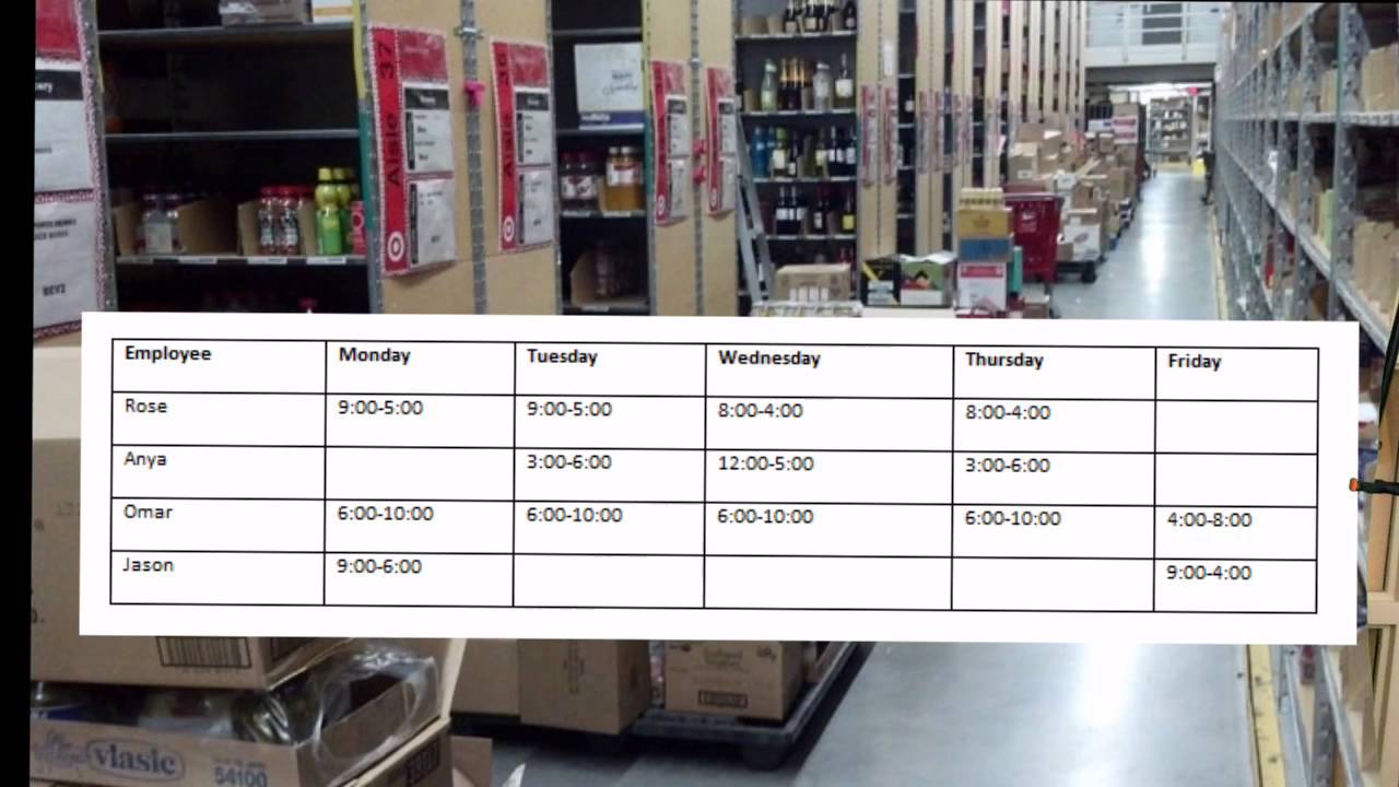 CASAS Test Review: employee work schedule - YouTube