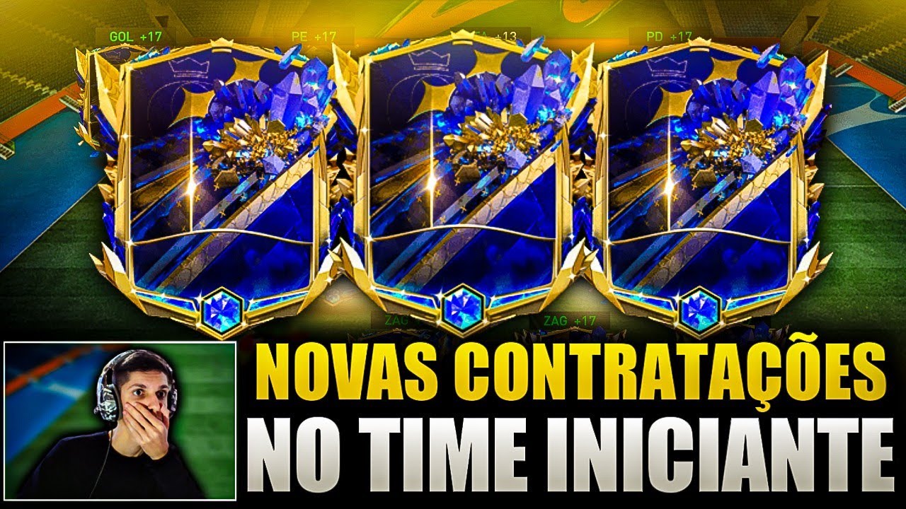 MEGA UP NO TIME INICIANTE😱 NOVAS CONTRATAÇÕES & ACHEI UMA FORMAÇÃO ...