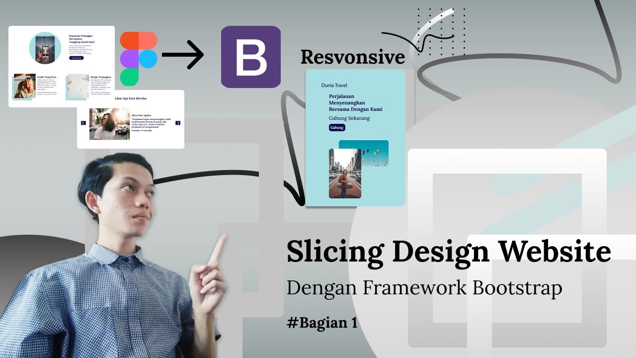 Slicing Design Dari Figma Ke Bootstrap Bagian 1 Youtube