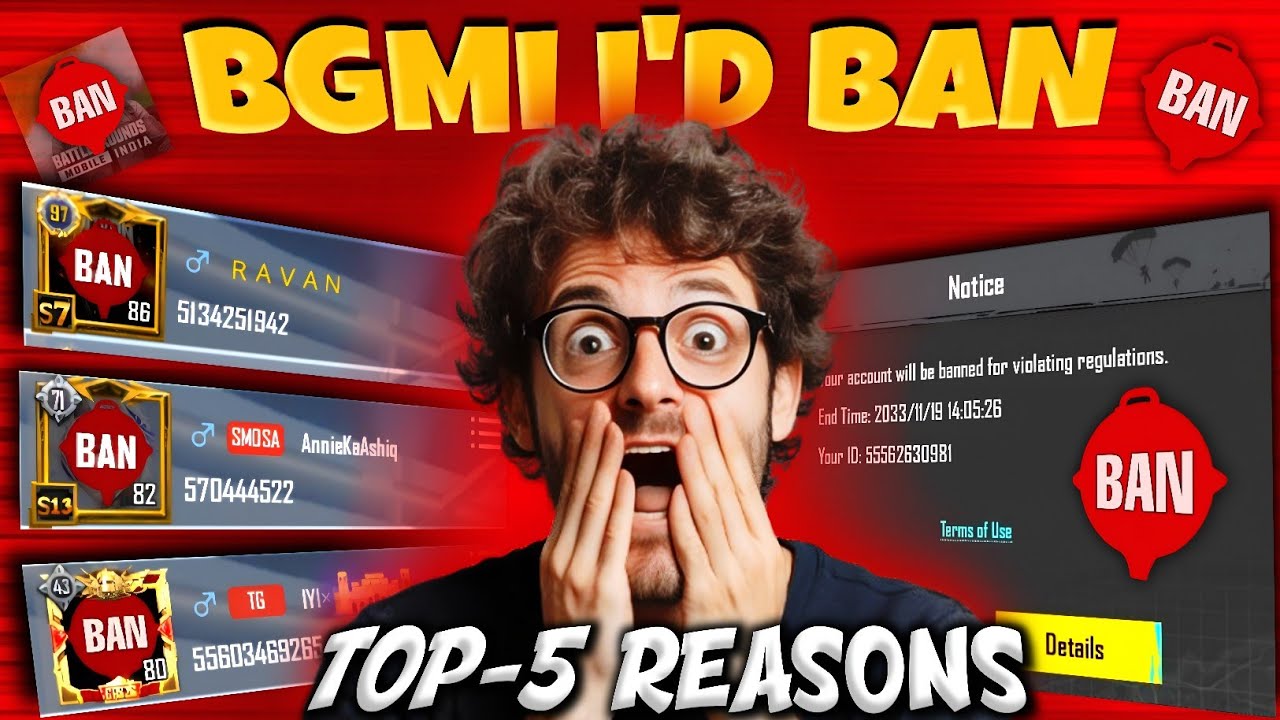 10 Year Ban Bgmi I'd | Bgmi Id Ban Without Any Reason | Bgmi Id Ban ...
