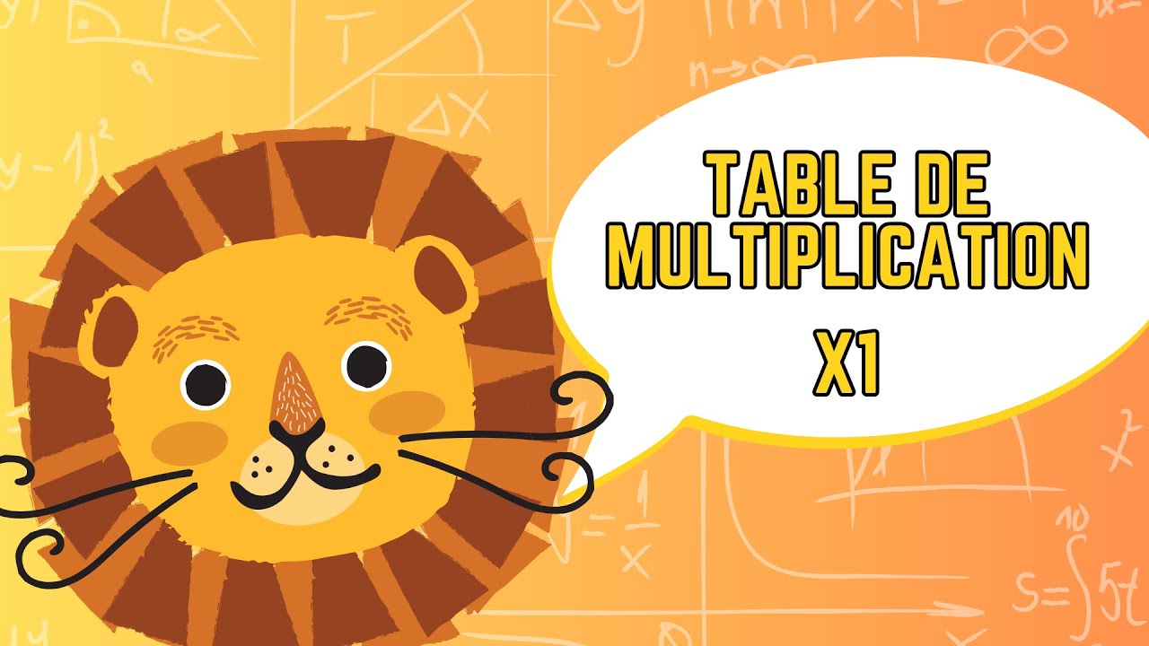 Apprendre la table de multiplication de 1 : quiz à la fin ! - YouTube