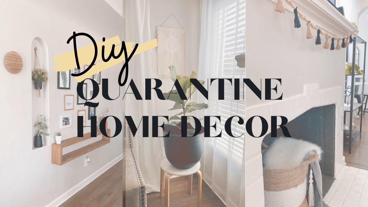DIY QUARANTINE HOME DECOR | SIMPLY LIVING - YouTube