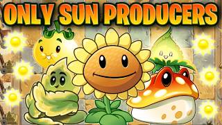 Can You Beat Plants Vs Zombies 2 With ONLY Sun Producers?