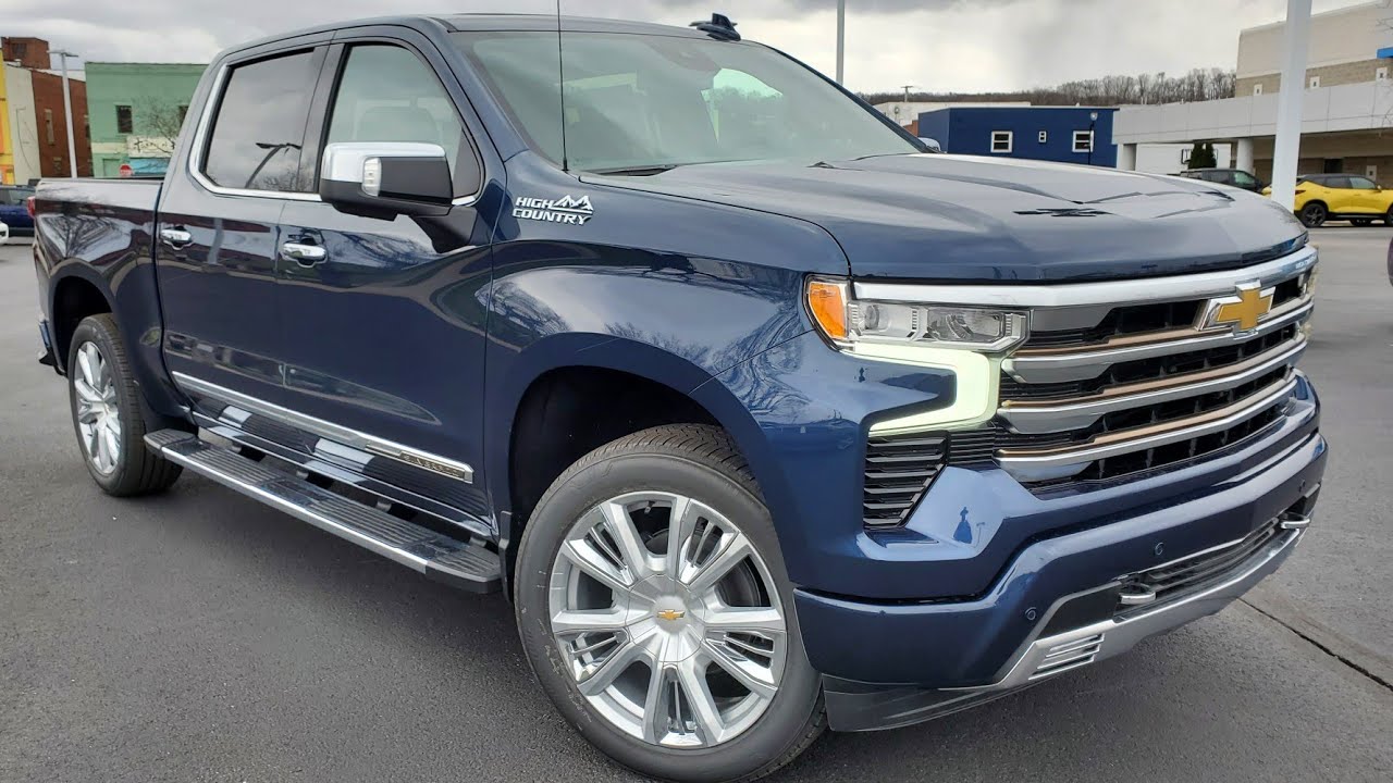 2022 Chevy Silverado High Country Blue