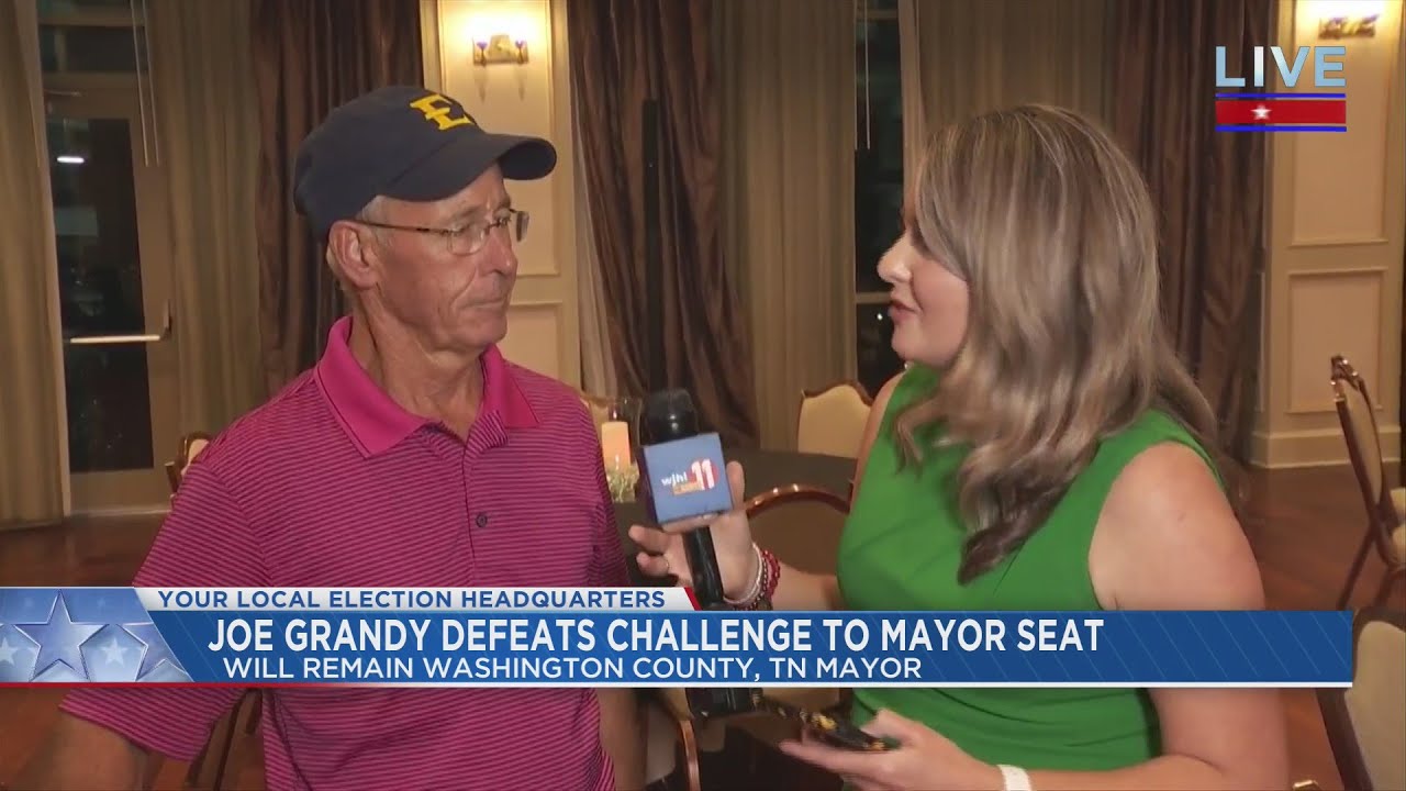 Joe Grandy narrowly re-elected in Washington County mayoral race - YouTube