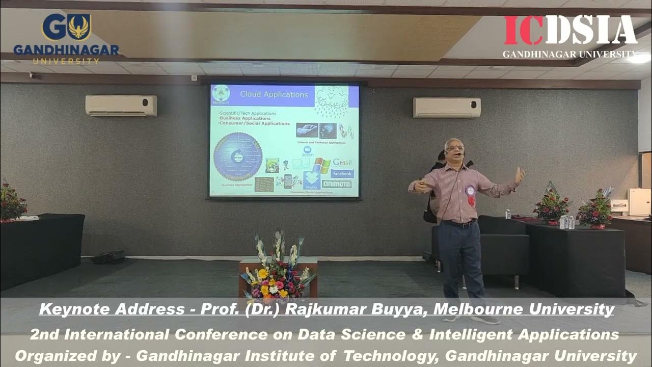 Dr. Rajkumar Buyya Keynote Session at ICDSIA 2023, Gandhinagar ...