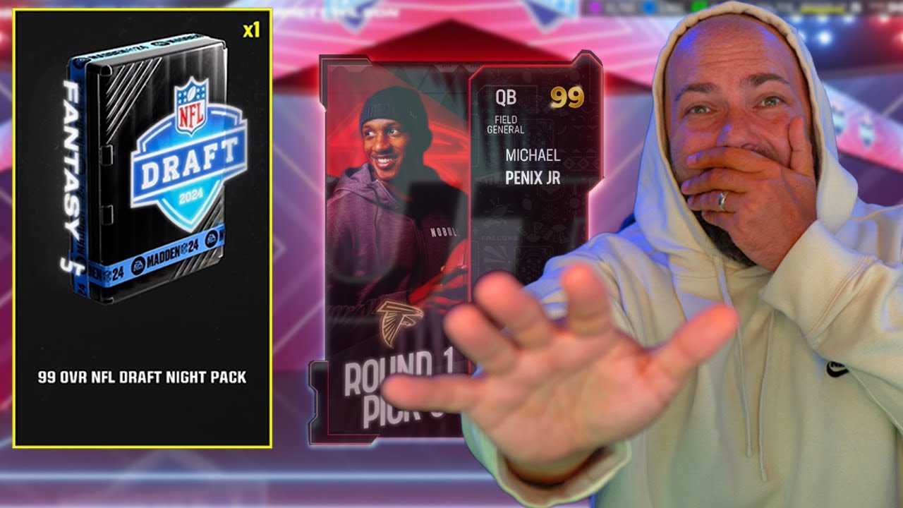 I Got 3 FREE 99 Overalls On NFL Draft Night! - YouTube